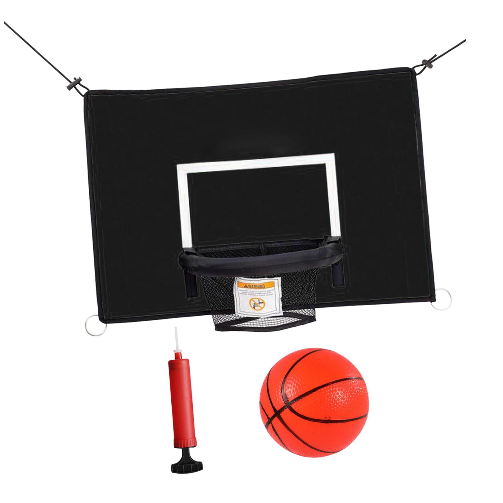 Mini Trampoline Basketball Hoop for Outdoor, Kids Basketball Frame ...