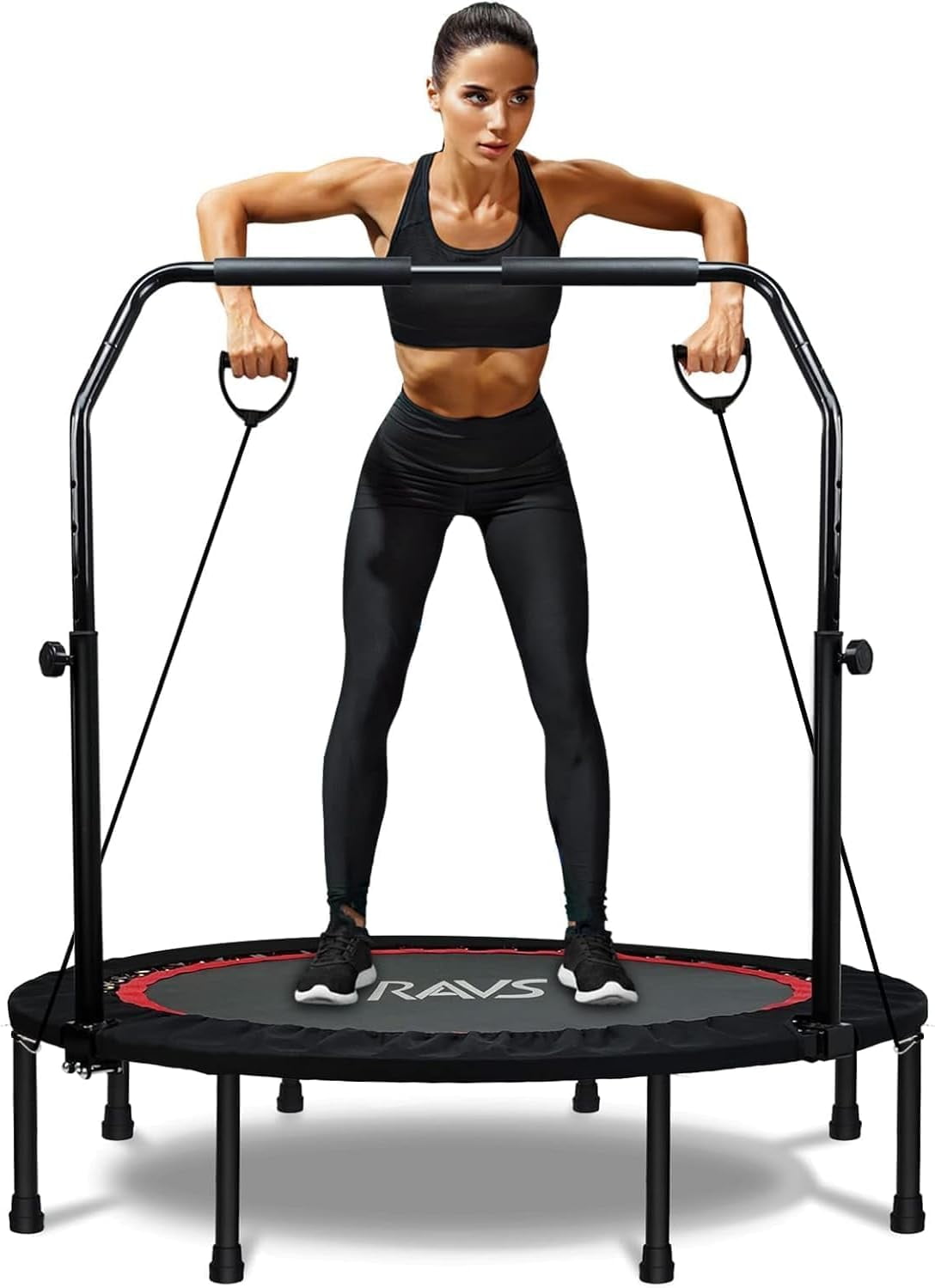 Mini Trampoline for Kids Adults 40"/48" Foldable Fitness Rebounder Kids ...