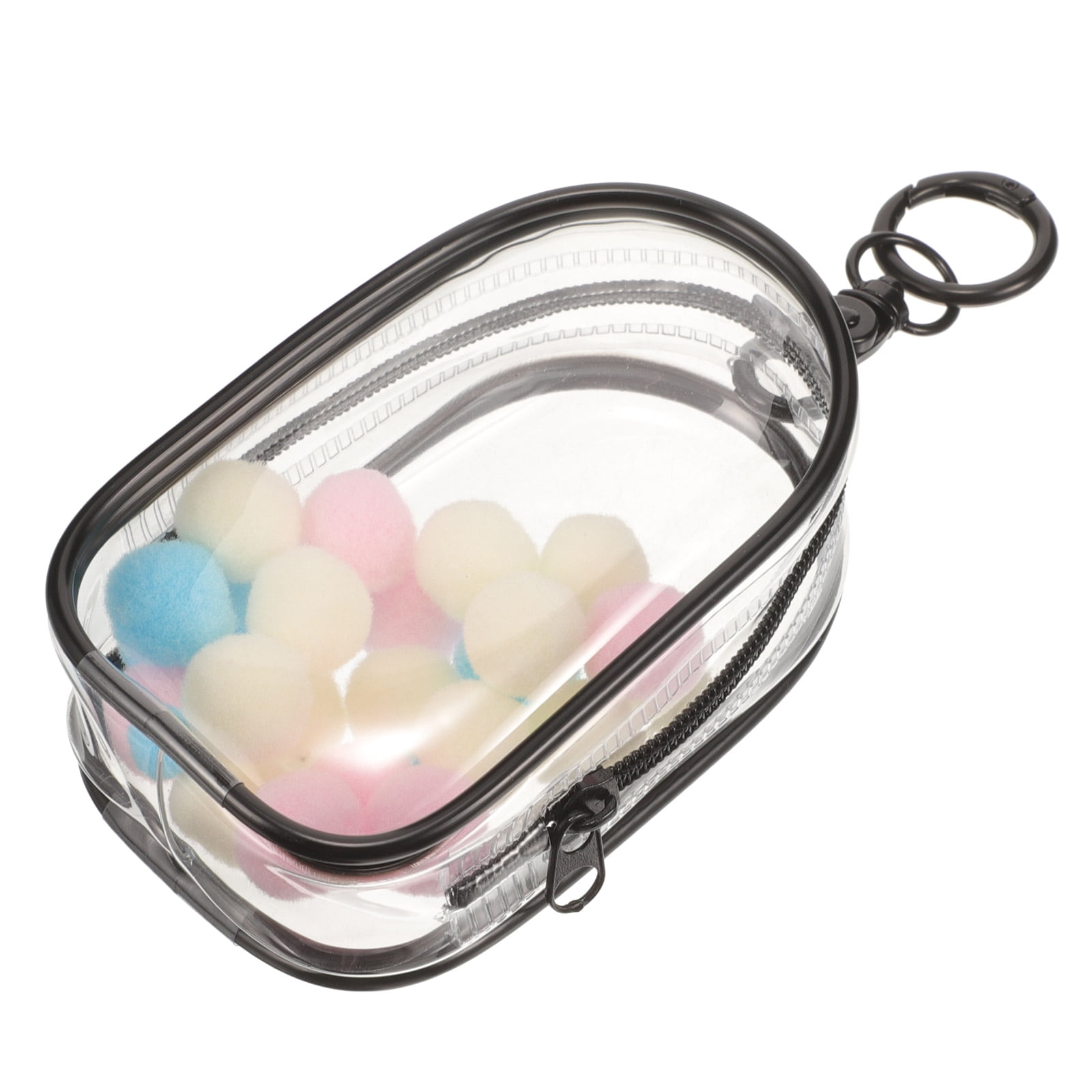 Mini Transparent Bag Hanging Keychain Charms Unique Purse Travel Miss ...