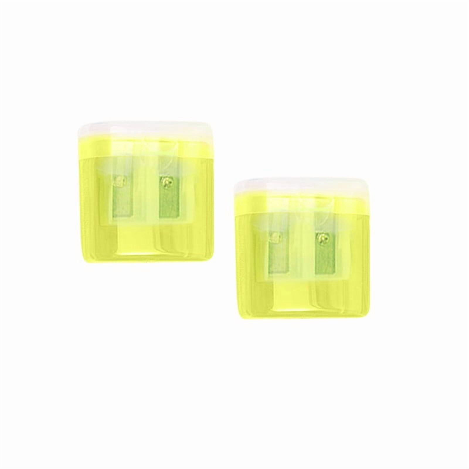 Mini Transparent Pencil Sharpener | Dual Hole Carbon Steel Blade ...