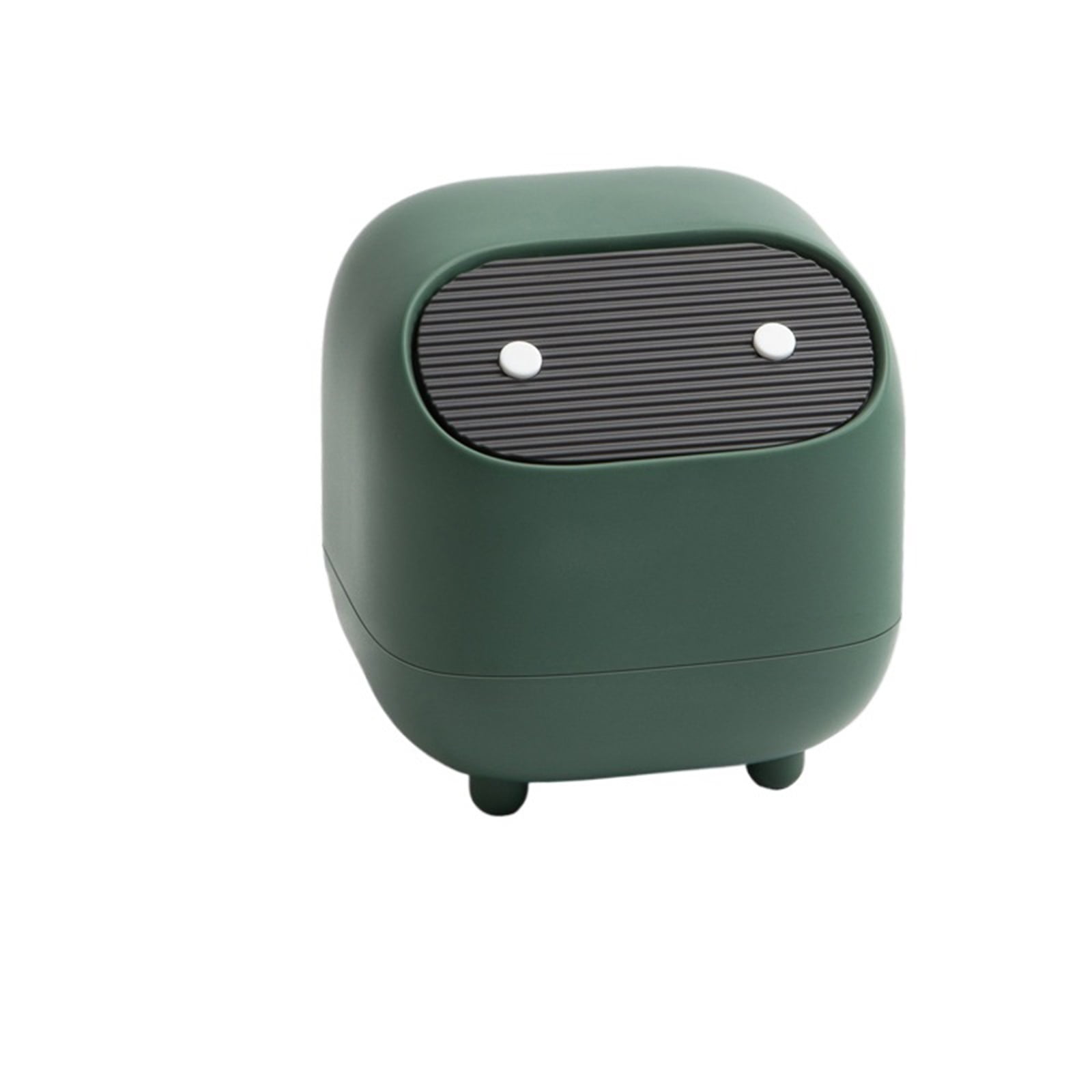 Mini Trash Can with Lid, Cute Ninja Desktop Trash Cans, Small Trash Can ...