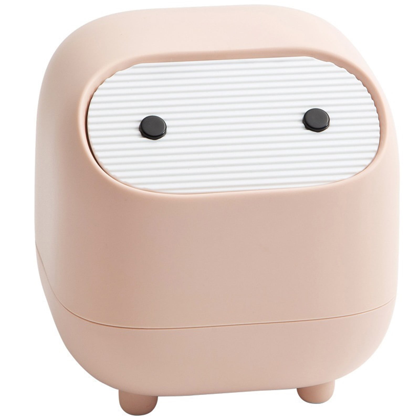 Mini Trash Can with Lid, Cute Ninja Desktop Trash Cans, Small Trash Can ...
