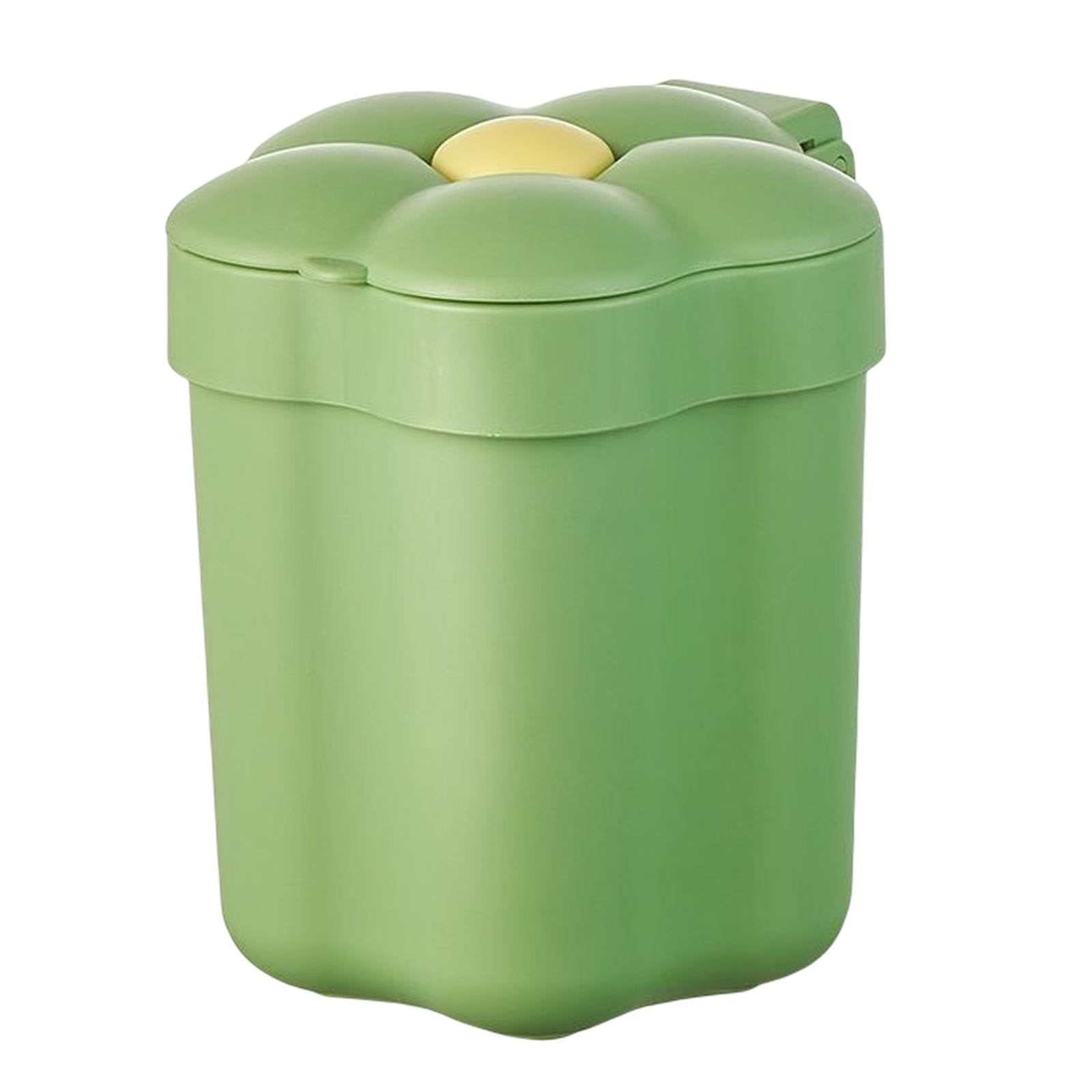 Mini Trash Can, Removable Lid, Small Garbage Can, Trash Bin for ...