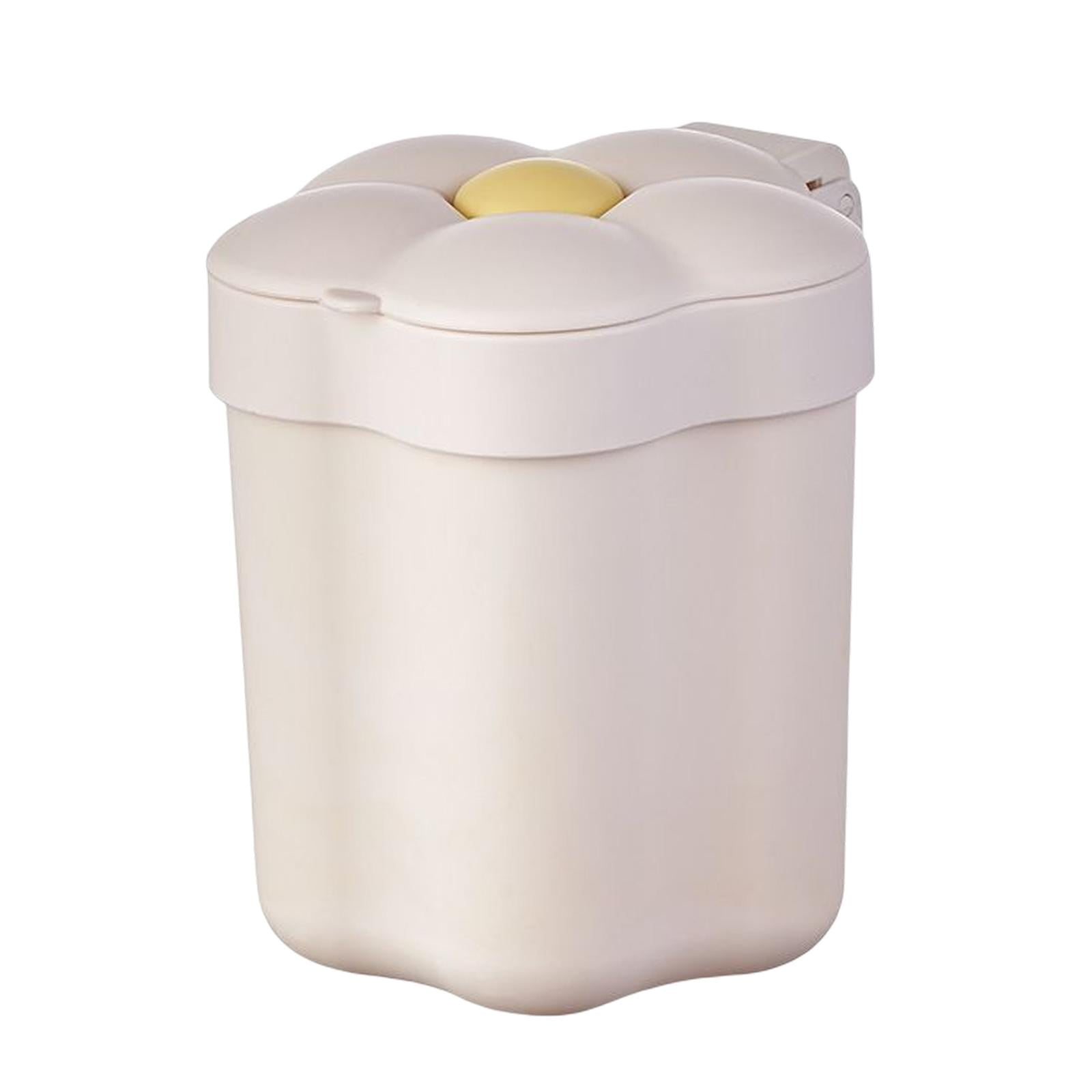 Mini Trash Can, Removable Lid, Small Garbage Can, Trash Bin for ...