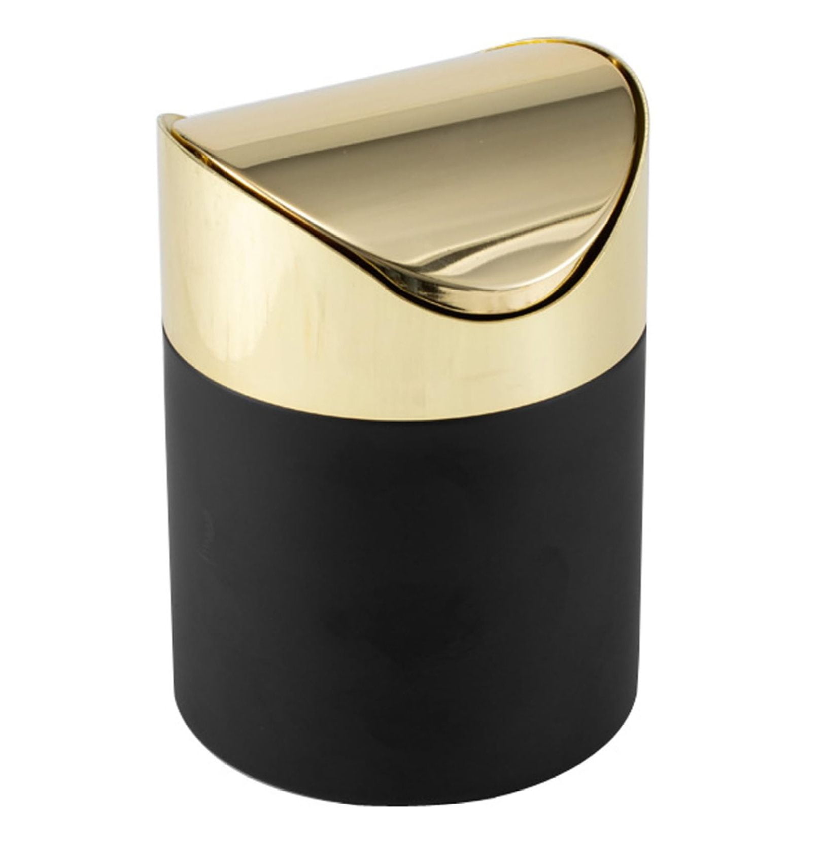 Mini Trash Can, Tiny Desktop Trash Bin with Lid, Stainless Steel ...