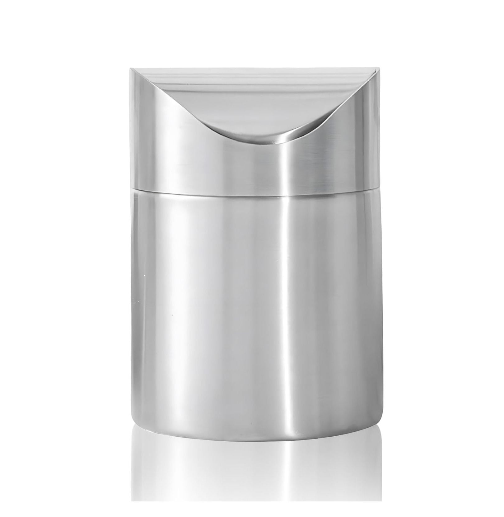 Mini Trash Can, Tiny Desktop Trash Bin with Lid, Stainless Steel ...