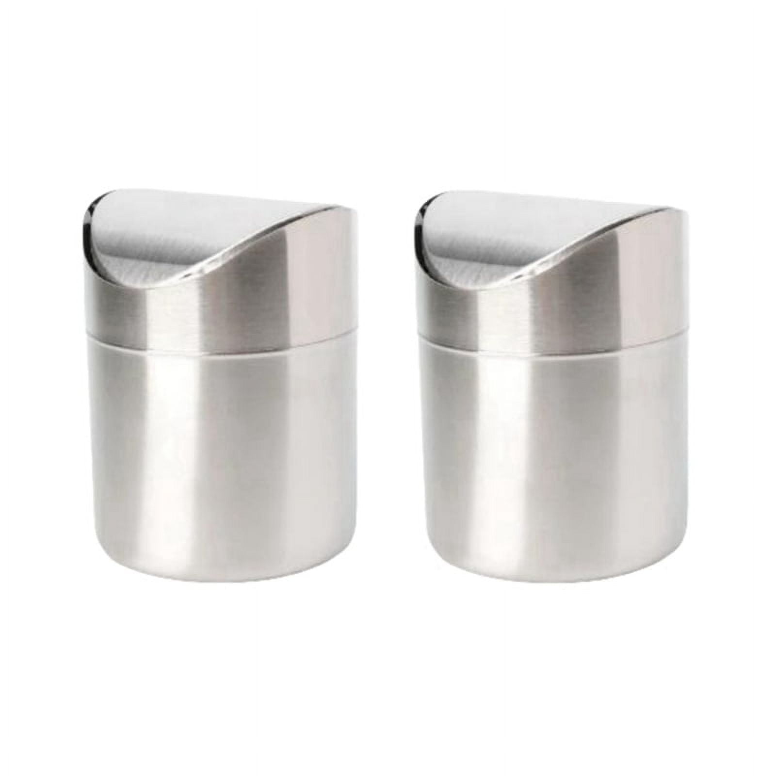 Mini Trash Can for Desk with Lid Desktop Trash Can Small Tiny ...