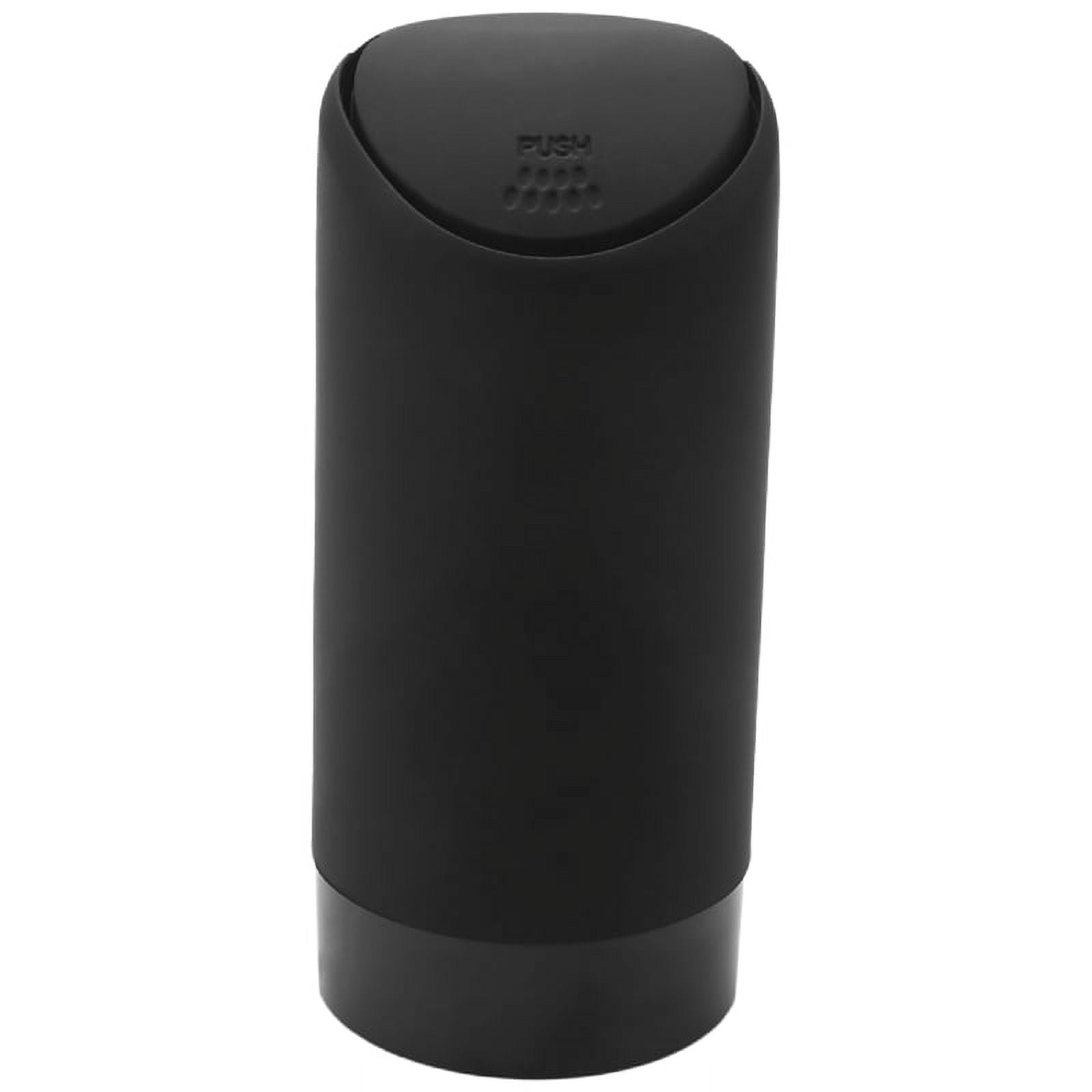 Mini Trash Can with Lid for Car Cup Holder Washable Silicone Automotive ...