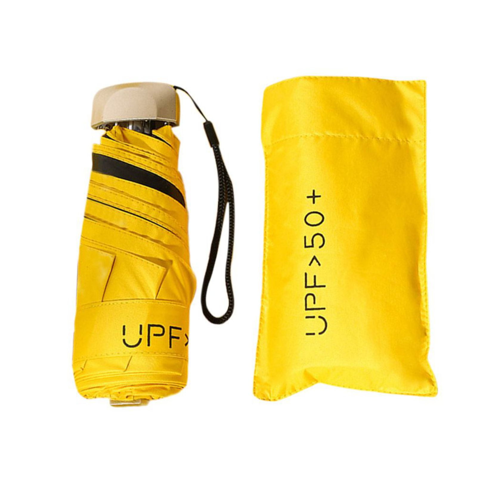 Mini Travel Compact Windproof Umbrella - Small Folding Lightweight Sun ...