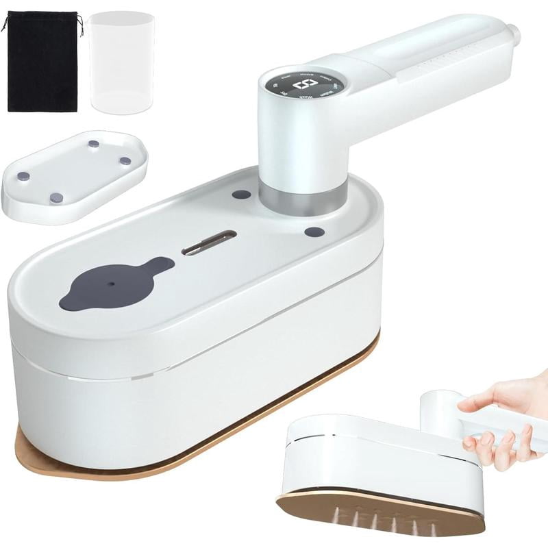Mini Travel Iron with Steam, 2 In 1 Dry and Wet Mini Steam Iron for ...