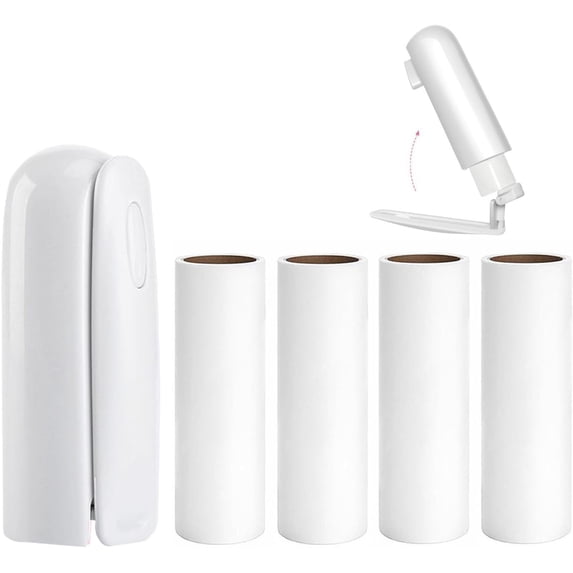 Mini Travel Lint Roller with 150 Sticky Sheets, Compact Portable Pet ...
