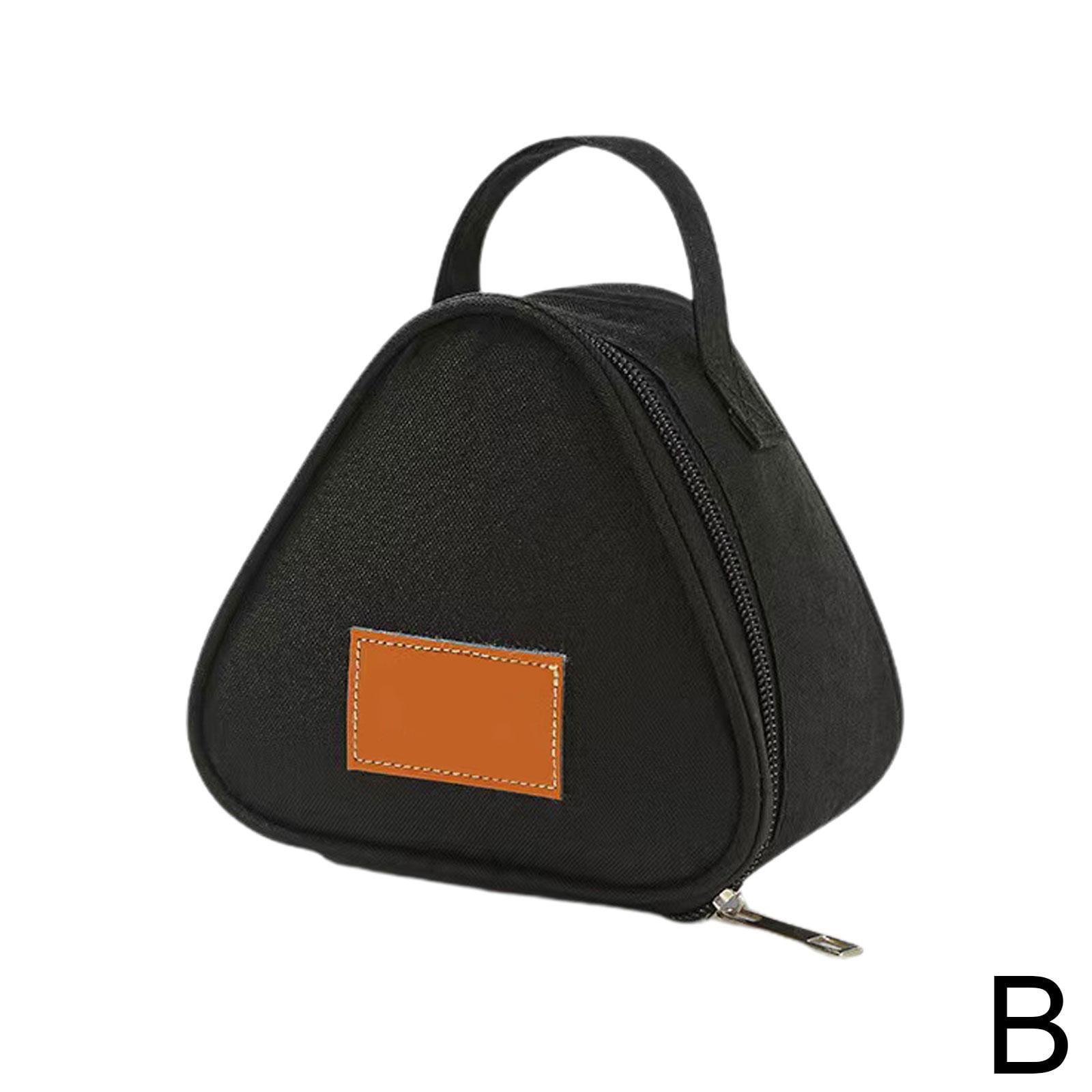 Mini Triangle Lunch Box.Bag Ice Pack Bento Breakfast Insulated Thermal ...