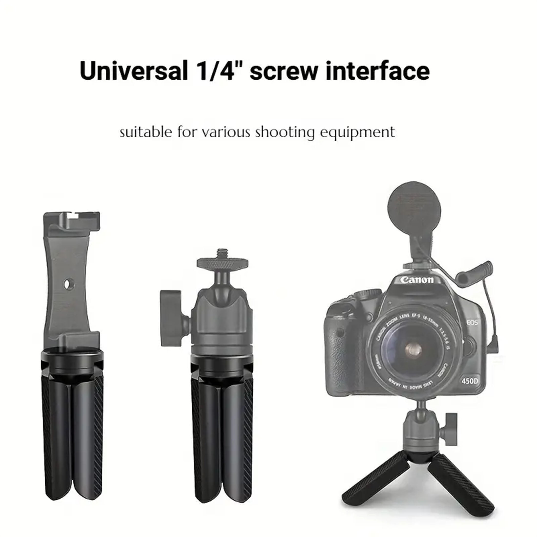 Mini Tripod for DJI OSMO Pocket 3 & 2, Portable Desktop Stand with 1/4 ...