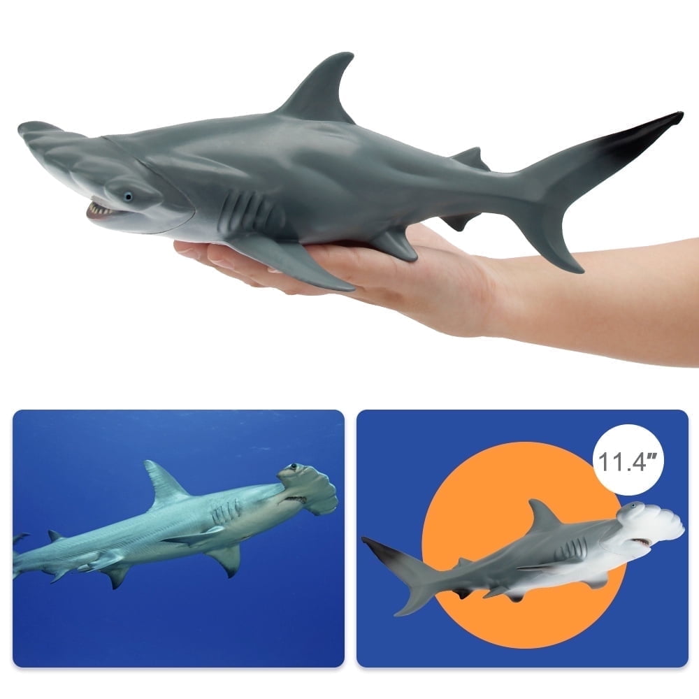 Mini Tudou Hammerhead Shark , 11.4’’ Realistic Sea Animal Shark ...