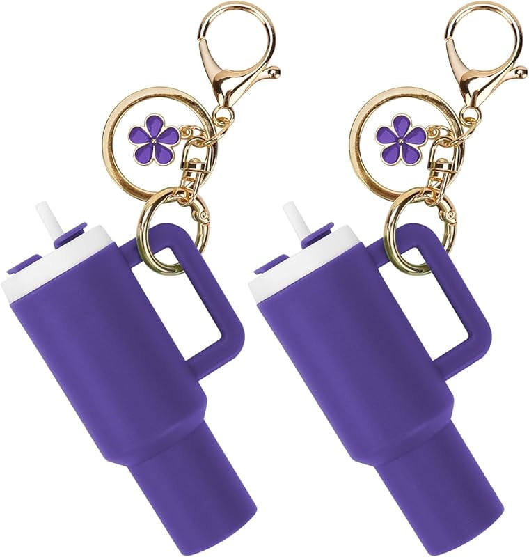 Mini Tumbler Keychain for Stanley,2 PCS Mini Cup Keychain Stanley ...