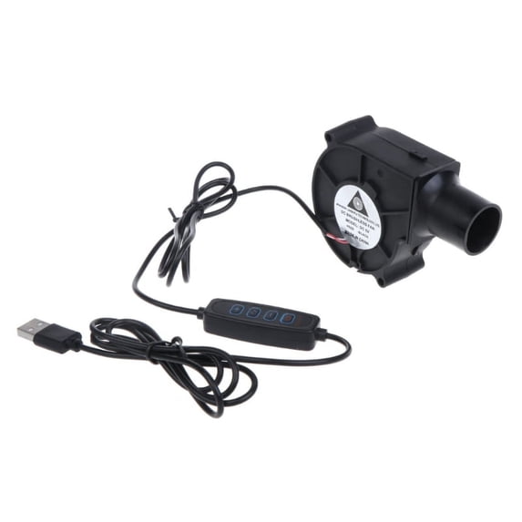 Mini Turbo Blower 5V USB Plug Blower Fan Centrifugal Fan with Speed ...