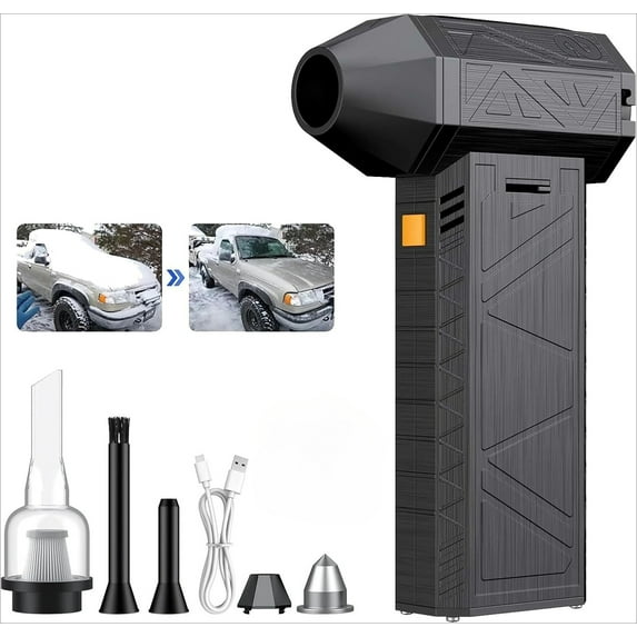 Mini Turbo Jet Fan Blower, 1500W High Speed Handheld Car Dryer ...