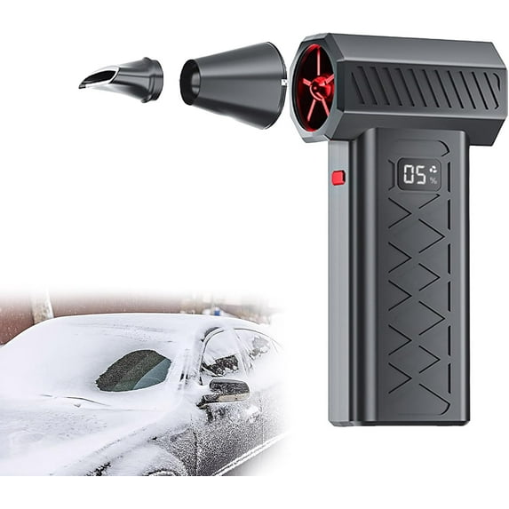 Mini Turbo Snow Blower, 130000 RPM High-Speed Cordless Mini Snow Blower ...