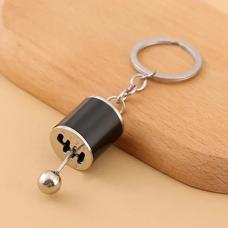 Mini Turbocharged Keyrings Car Style Gearbox Pendant Old Button ...