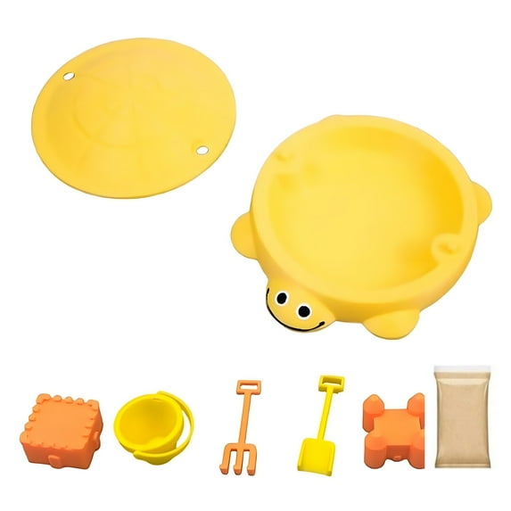 Mini Turtle Sandbox Desk Toy with Mini Tools, 3D Printed Turtle Sandbox ...