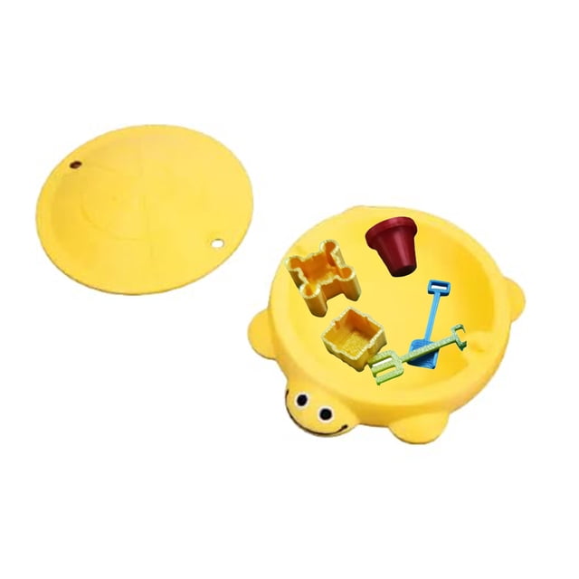 Mini Turtle Shape Sandbox With Tools Kit, Garden Ornament Stress Relief ...