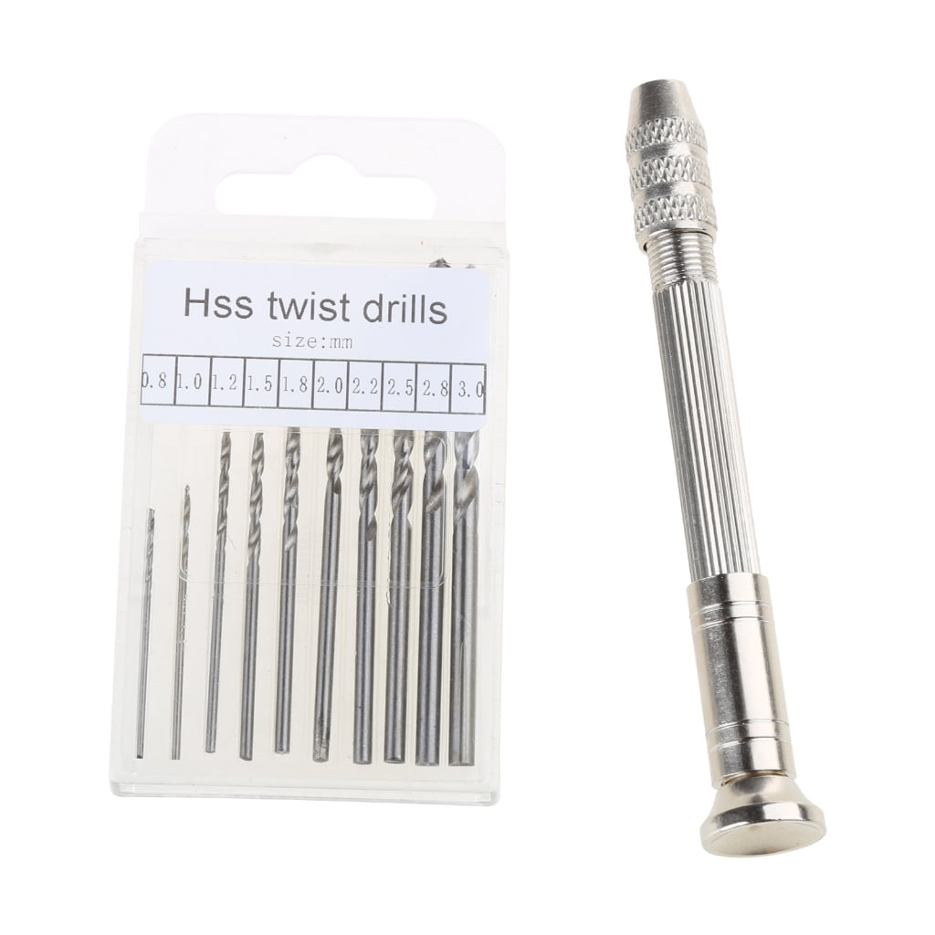 Mini Twist Drill Bit Set 0.8-3.0mm Precision Hand Drill Bit Rotary Tool ...