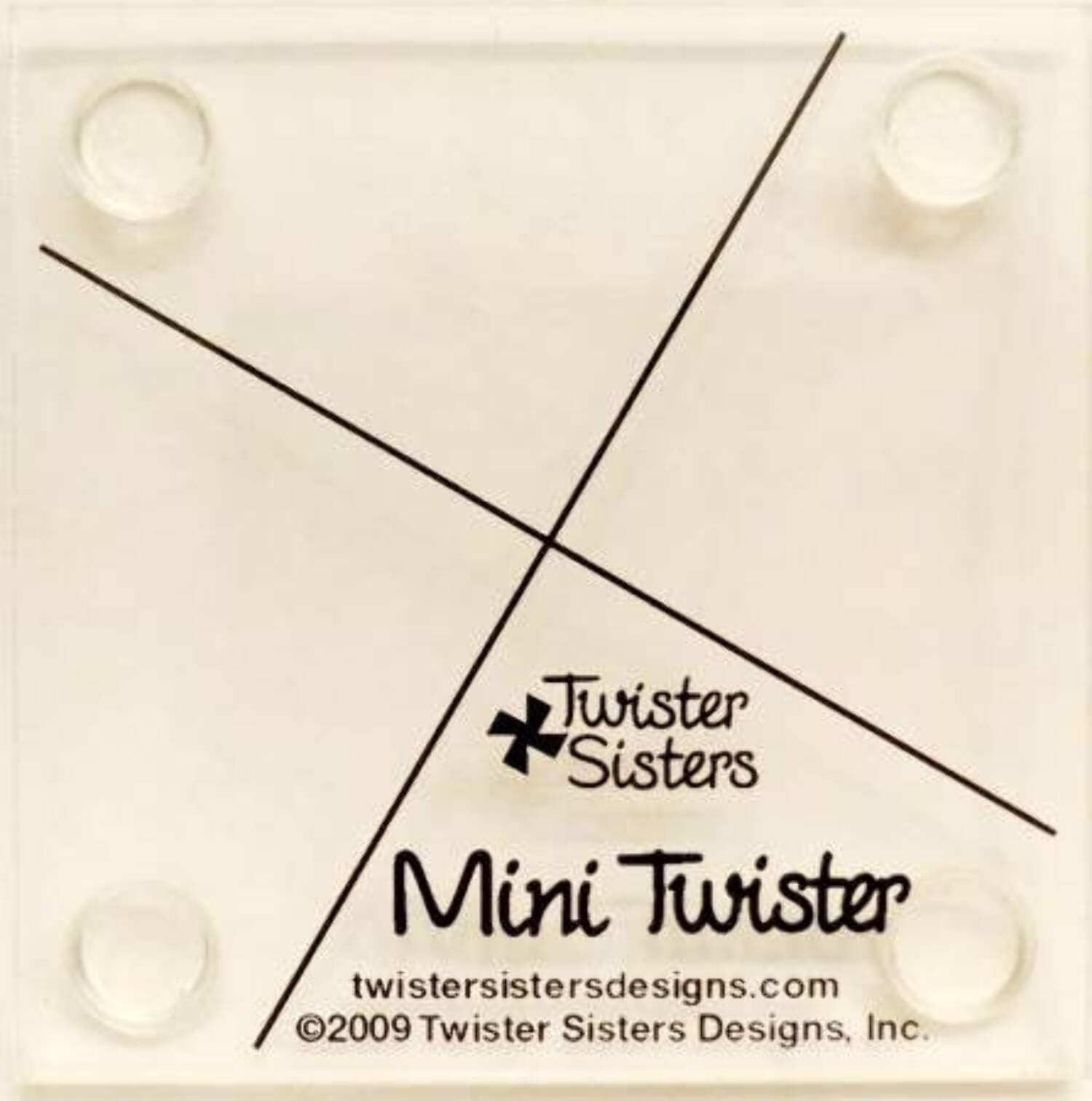 Mini Twister Tool Quilt Template by Marsha Bergren for Twister Sisters ...