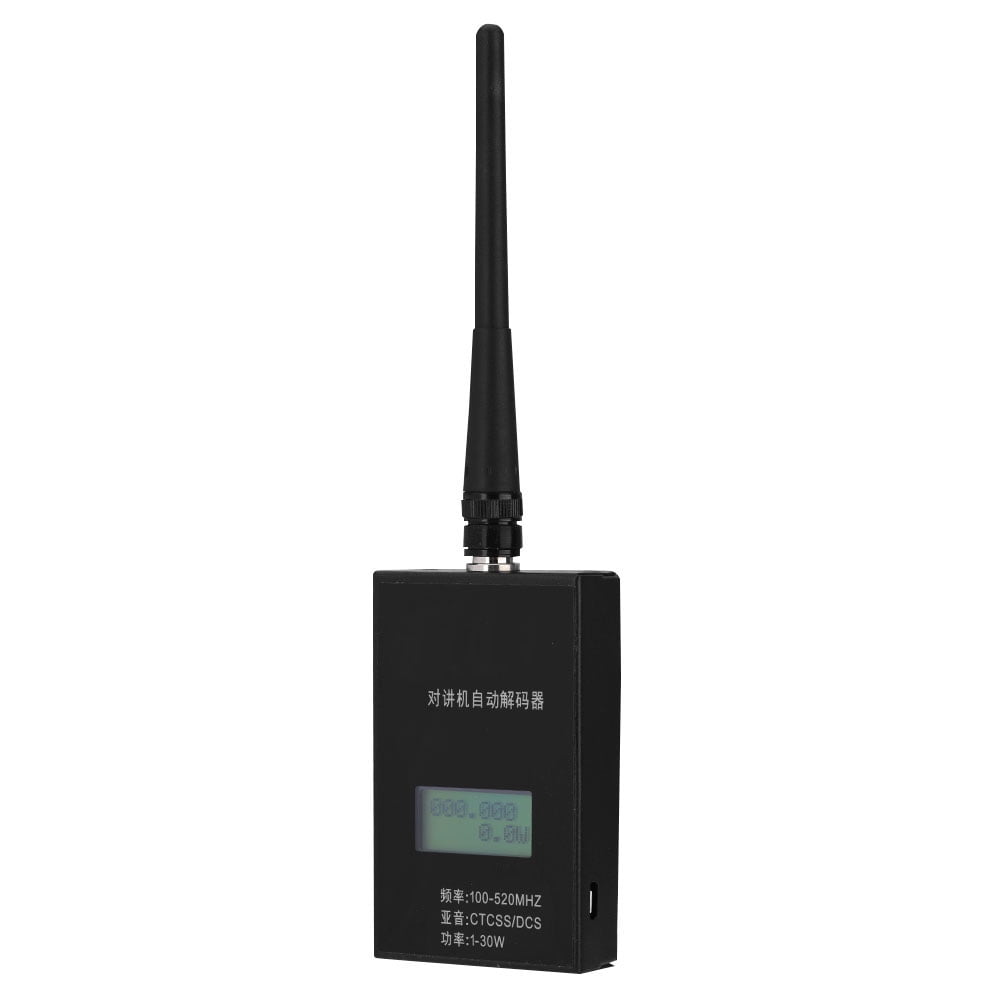 Mini Two-Way Frequency Counter CTCSS/DCS Decoder US Plug 100-240V 100 ...