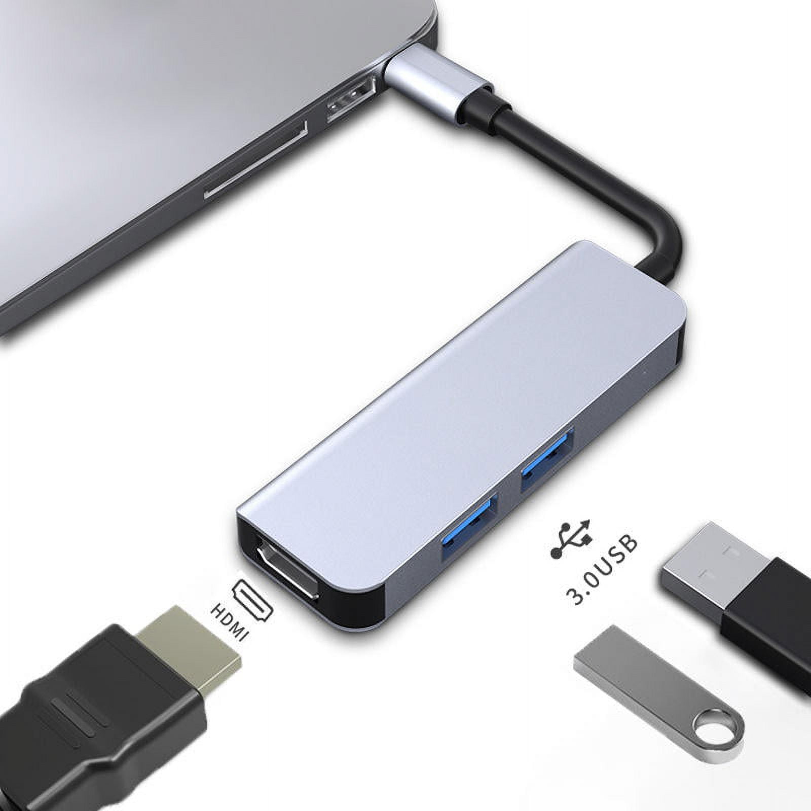 Mini Type-C Docking Station Three-in-one Usb3.0 * 2 HDMI 4K HD Switch ...