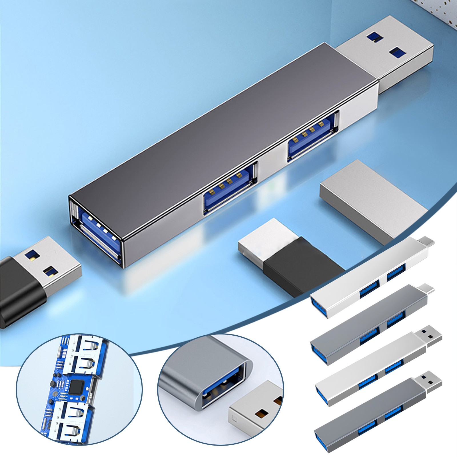 New Release,Mini Type-c Hub Extensions,3 Port USB ,Type-c Adapter ...