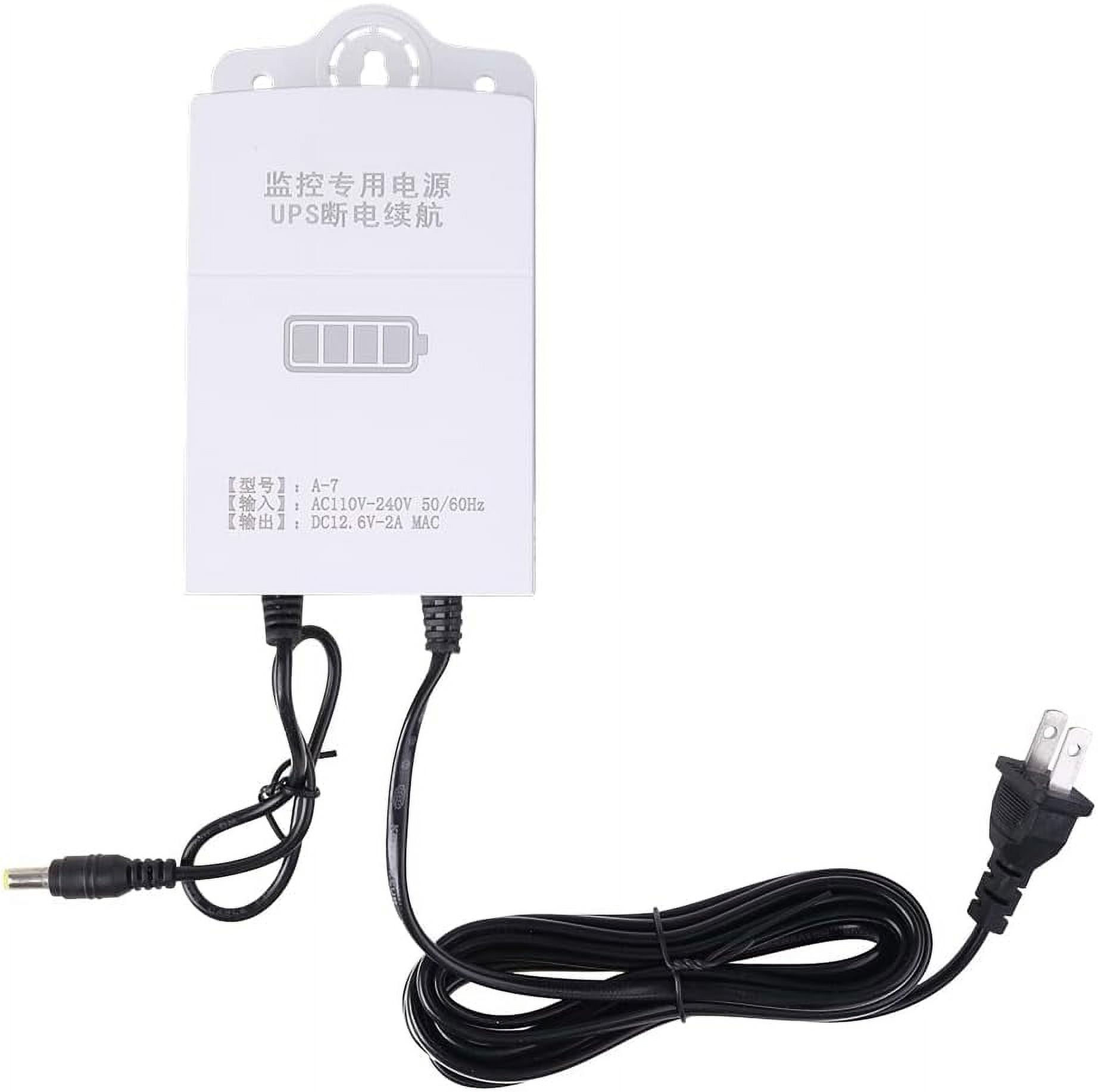 Mini UPS Battery Backup 12V-2A Uninterruptible Power Supply for WiFi ...