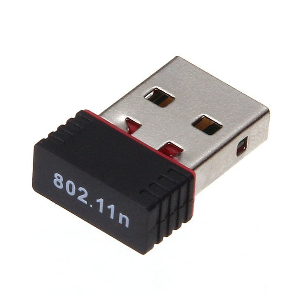 Mini USB 2.0 802.11n 150Mbps Wifi Network Adapter - Compact, for Windows & Linux PC, with ...
