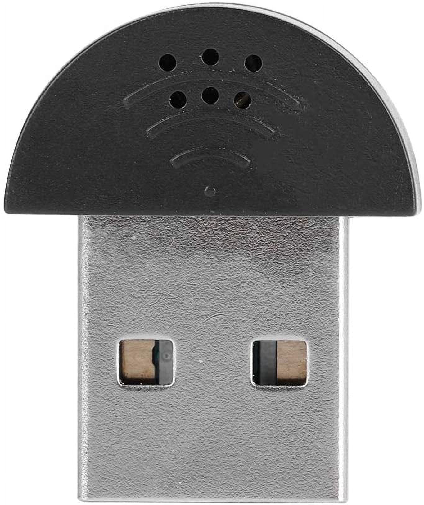 Mini USB 2.0 Microphone, Portable USB Mini Studio Speech Microphone ...