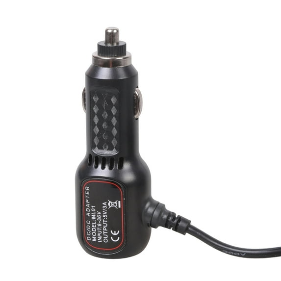 Mini USB Car Power Adapter 345cm Charging Cord USB Ports Intelligent ...