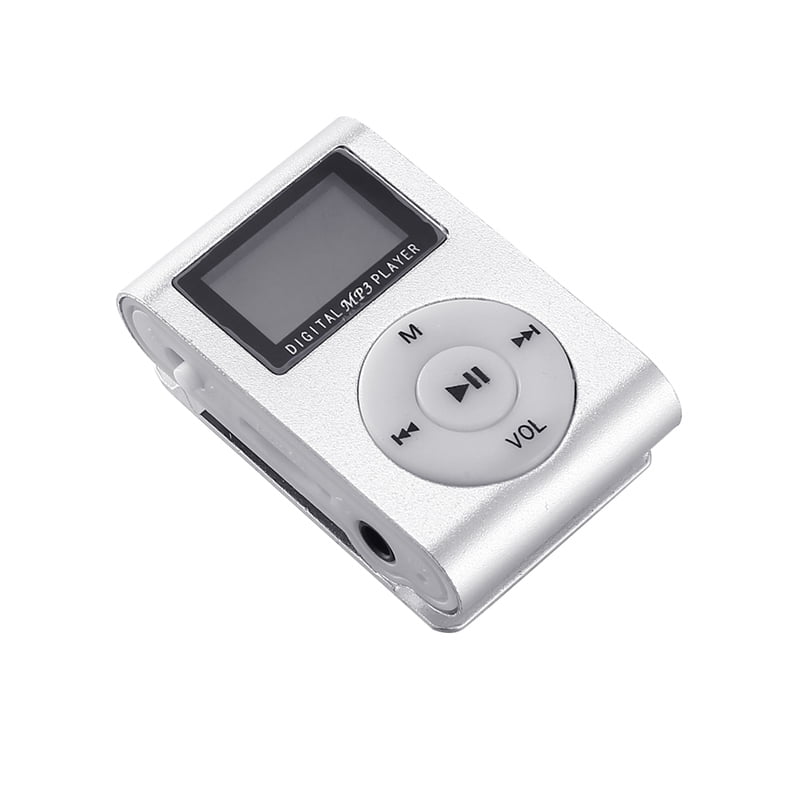 Mini USB Clip MP3 Player Video Screen Support 32GB Micro-SD TF Card ...