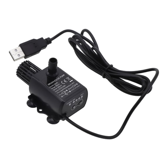 Mini USB DC5V 4.8W 300L/H Brushless Water Pump Waterproof Submersible ...