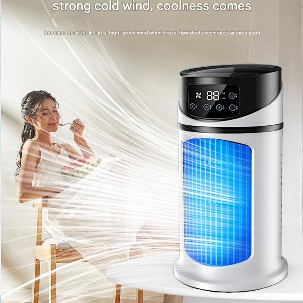 Mini USB Desk Fan Water Cooling Humidifier Portable Air Cooler Compact ...