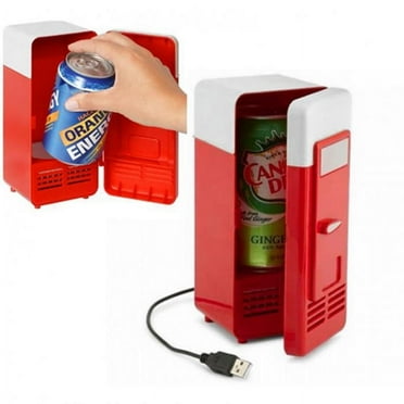 Restored Intertek Dr Pepper Portable Mini Fridge, Burgundy (Refurbished ...