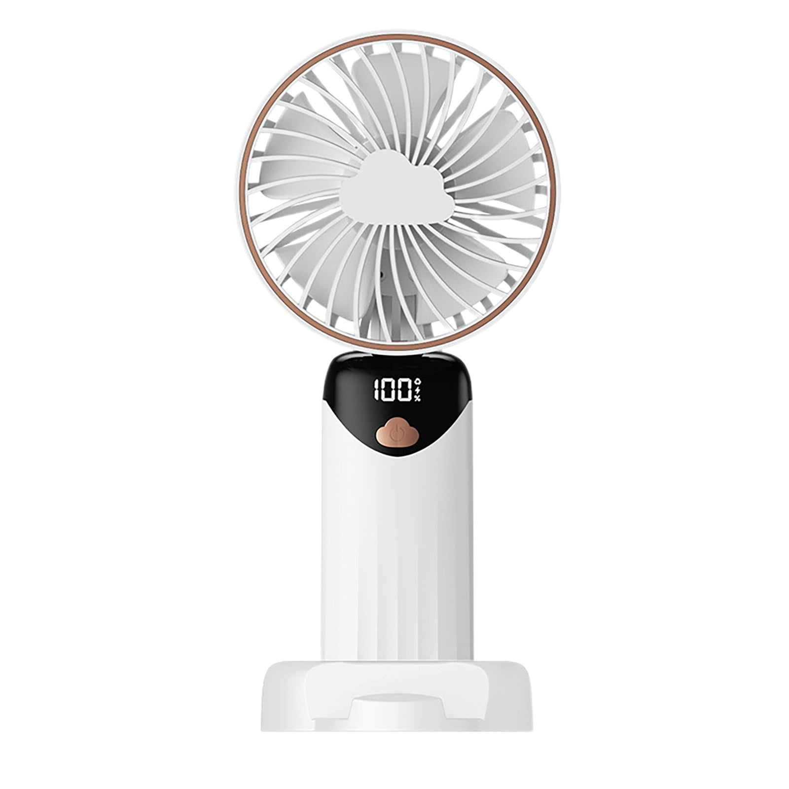 Mini USB Handheld Fan – Portable Rechargeable Desk Fan With LED Display ...