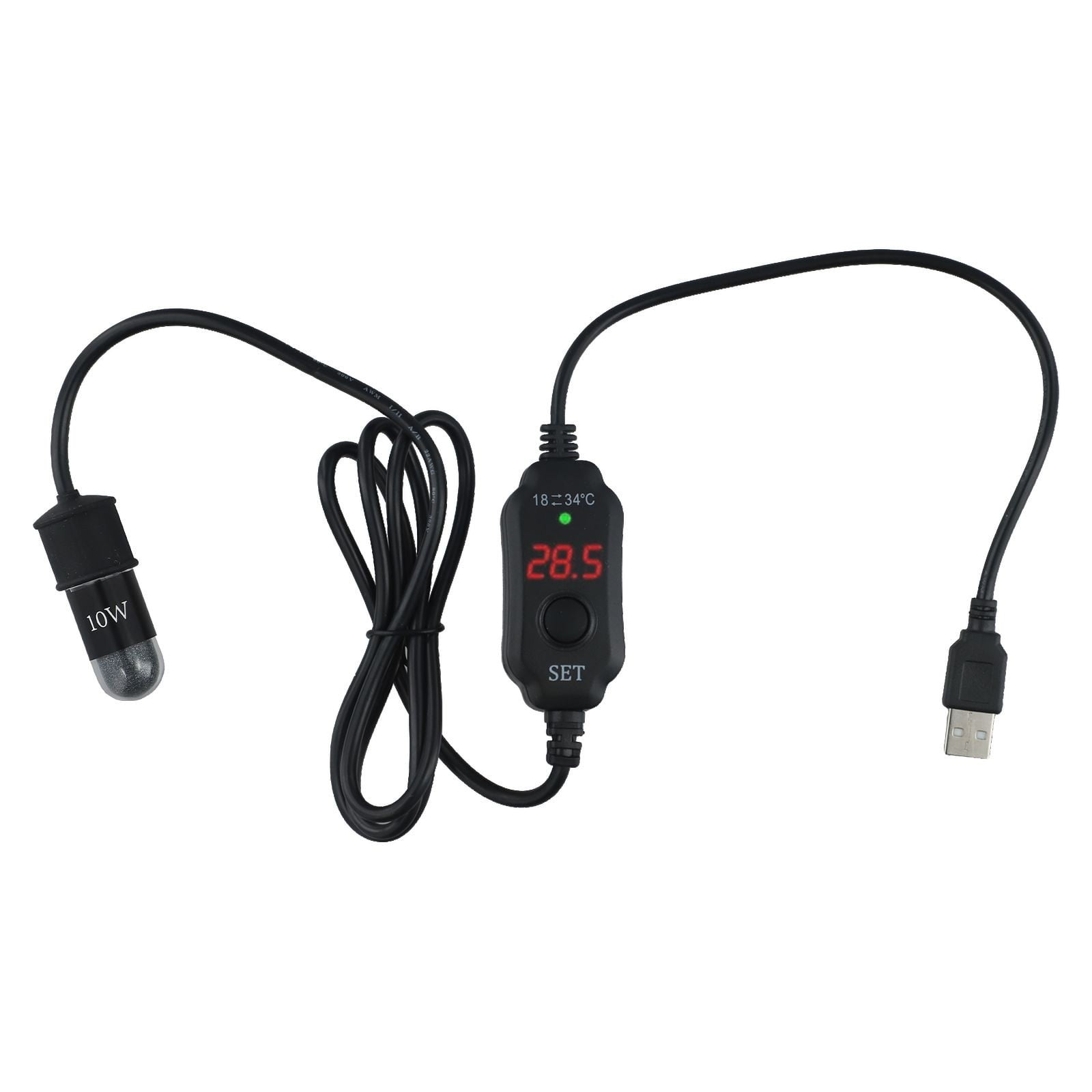 Mini USB Heating Rod For Fish Tank And Turtle - Submersible Thermostat ...