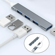 Mini USB Hub Extensions 4 Port USB 3.0 Hub Expander USB Adapter Station ...