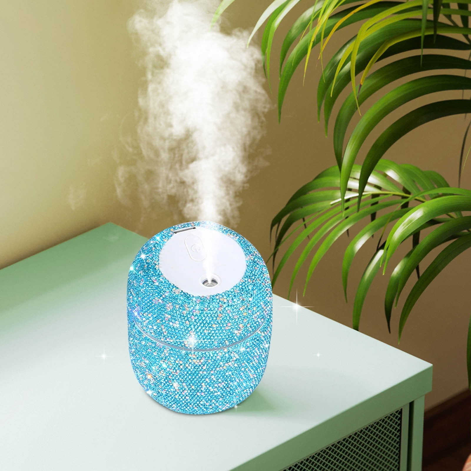 Mini USB Humidifier for Car Home Office Dorm | Water Droplet Embedded ...