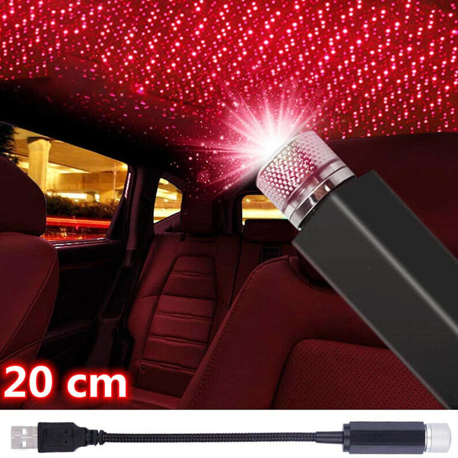 Mini USB LED Car-Night Light Interior Roof Star Projector Atmosphere ...