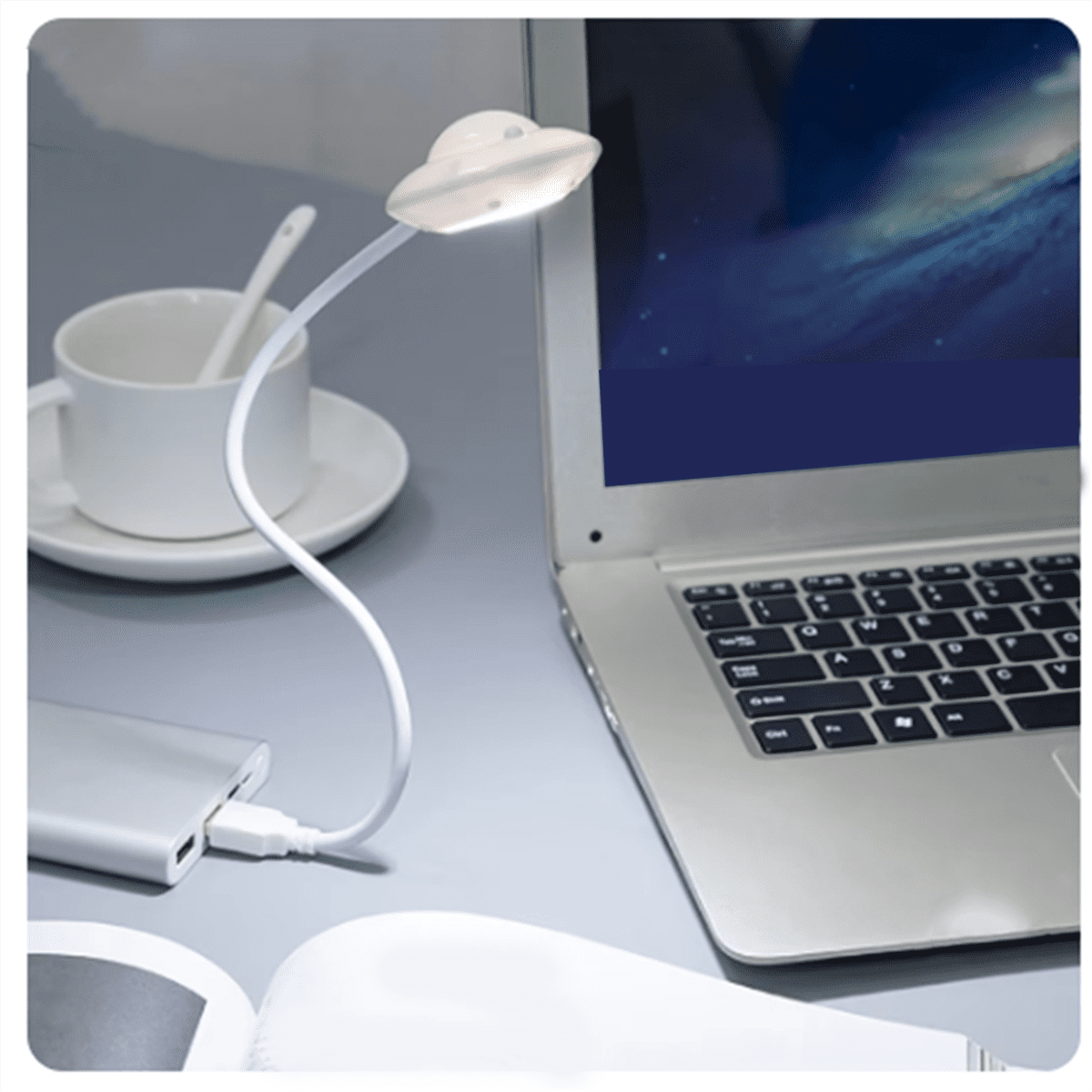 Mini USB LED Night Light Flexible UFO Light for Computer Laptop ...