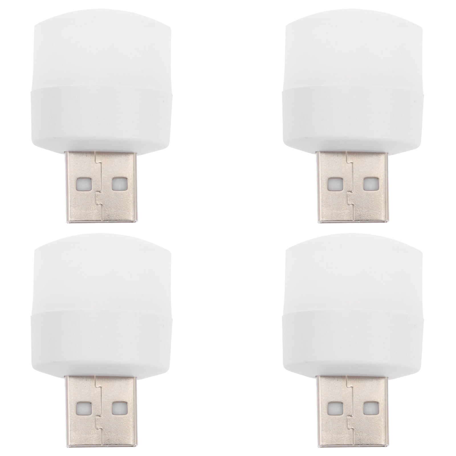 Mini USB Light 4 Pcs Charging Lamp Night Ambient Reading Bed Room Decor ...