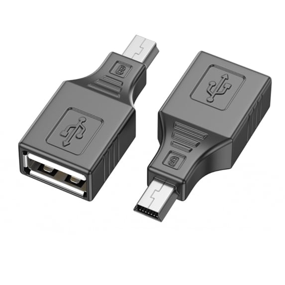 Mini USB OTG Cable Adapter, USB A Female To Mini USB 5 Pin Male 480Mbps ...