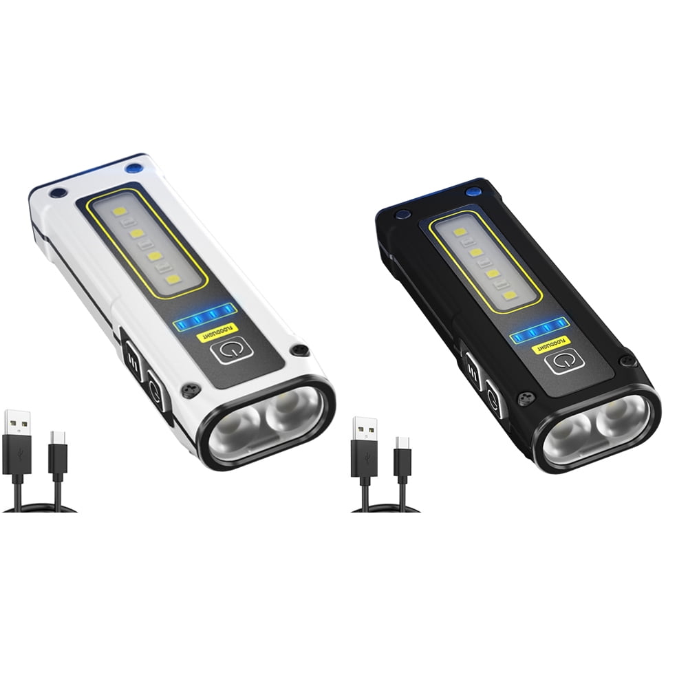 Mini USB Rechargeable LED Flashlight 500LM Outdoor XPG+COB Torch ...