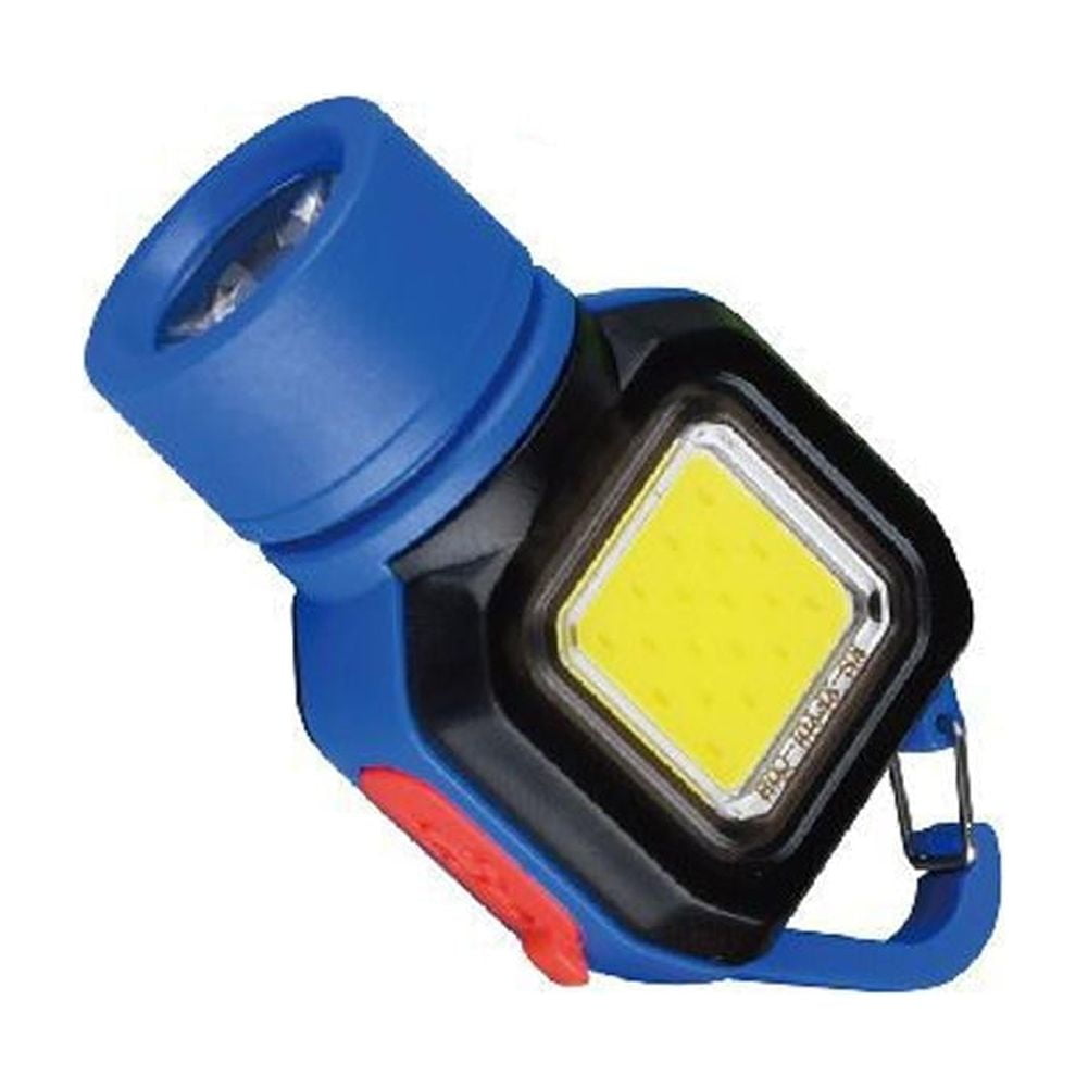 Mini USB Rechargeable LED Flashlight with Dual-Beam, Five Brightness ...