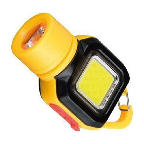 Mini USB Rechargeable LED Flashlight with Dual - Beam, Five Brightness ...