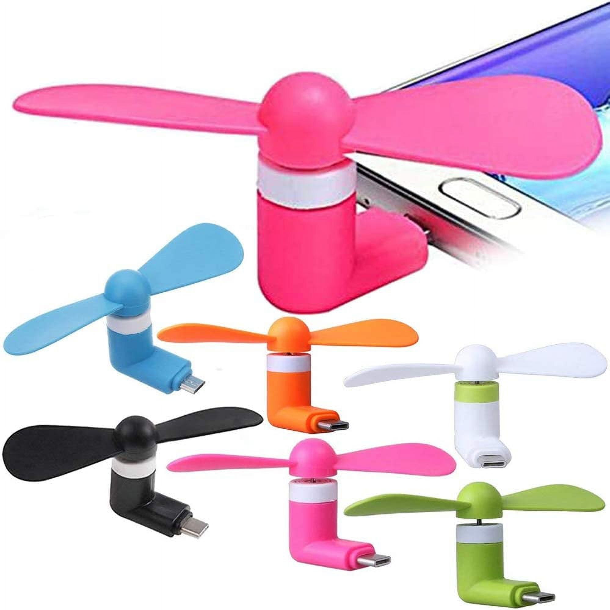 Mini USB Type C Fan, Hand Micro USB Type C Portable Dock Cool Mini Fan ...